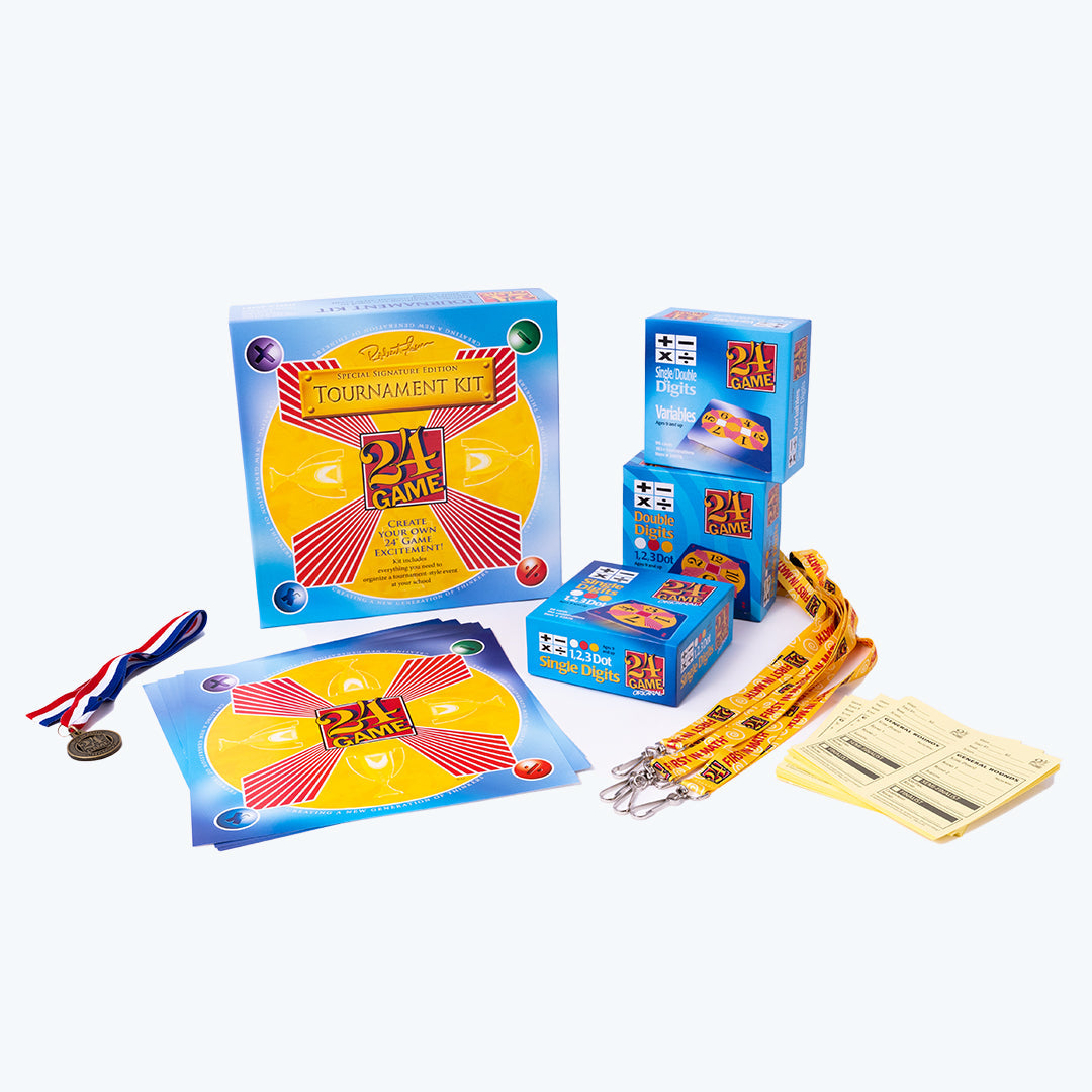 24 Game Signature Edition Tournament Kit Math Cards Classroom Set