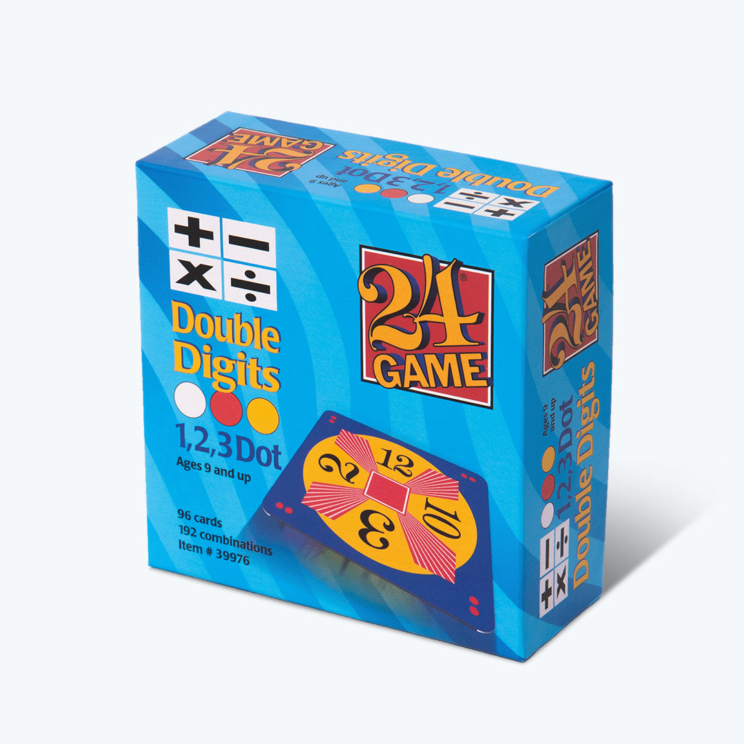 24 Game Double Digits Math Card Game - 96 Card Pack