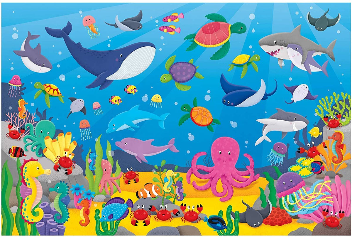 5 Year Old Galt Giant Floor Puzzle Counting Creatures Floor Puzzle For ...