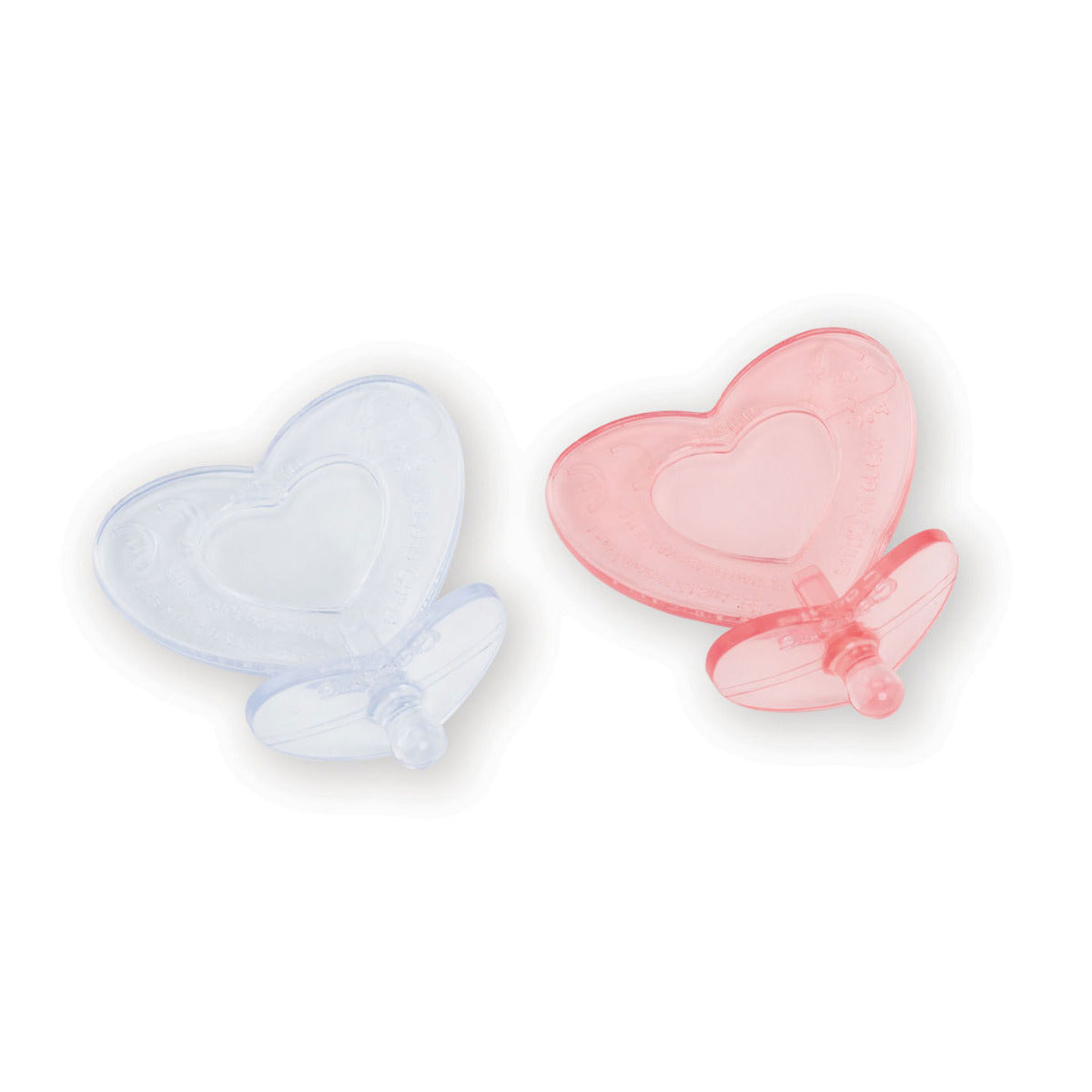 Corolle 2 Heart Pacifiers - 12-inch