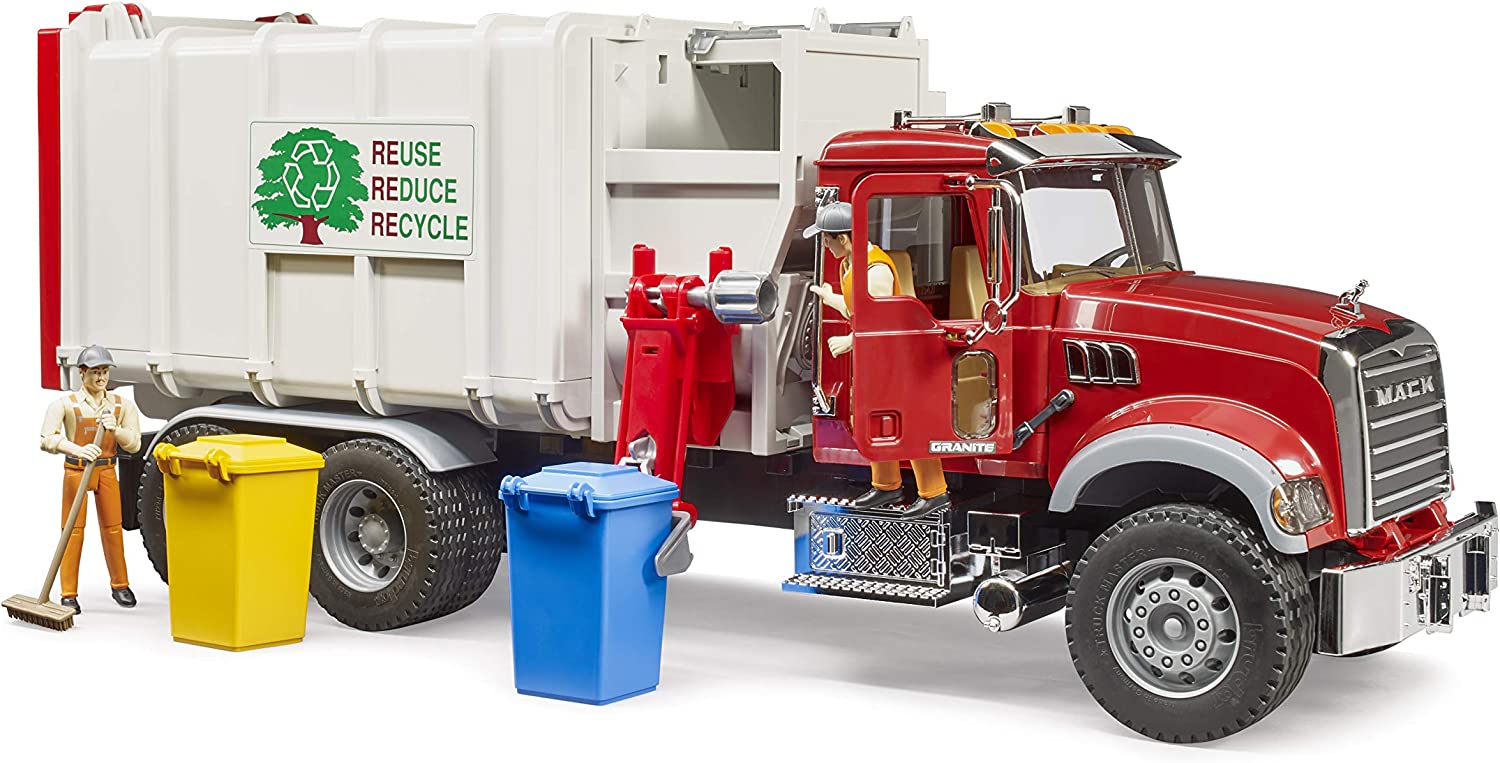 Bruder Mack Granite Side Loading Garbage Truck