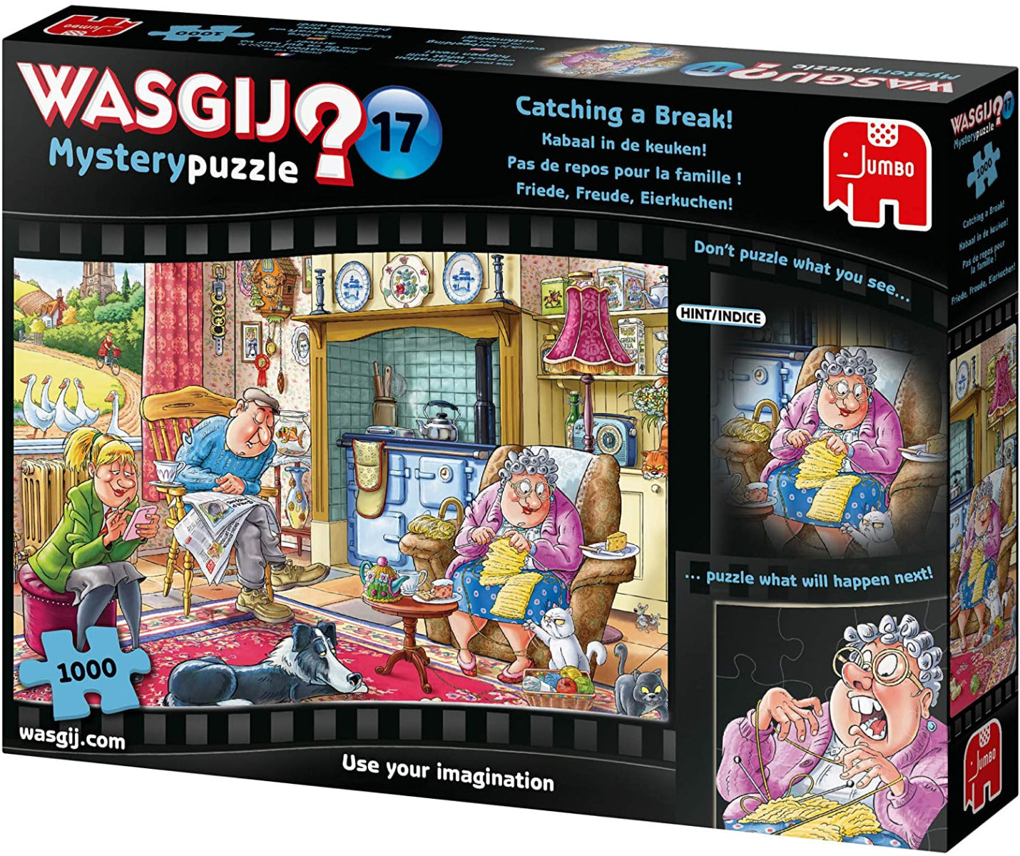 Jumbo Puzzles Wasgij Mystery 17: Catching a Break - 1,000 Piece Jigsaw
