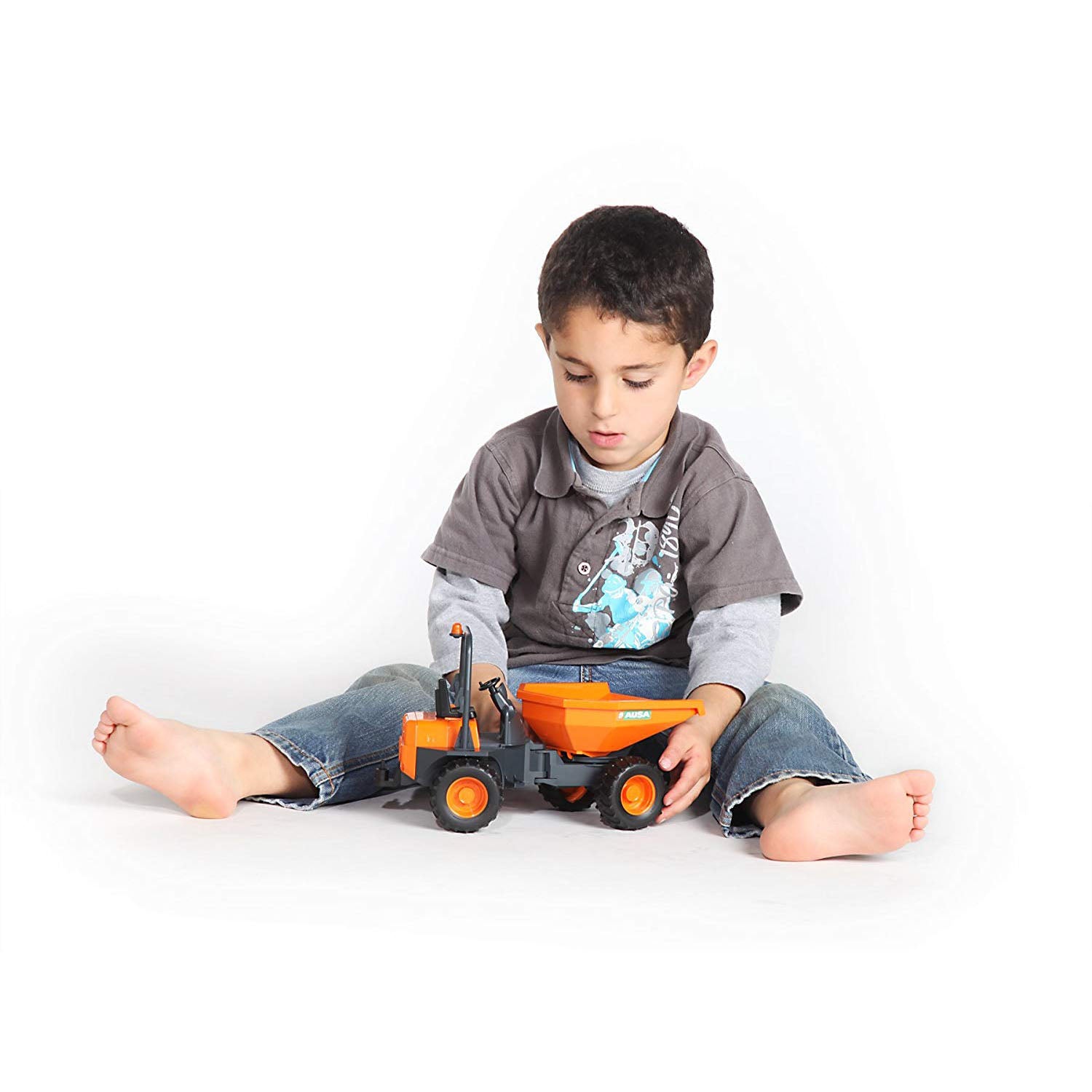 Bruder AUSA Mini Dumper Farm Tractor